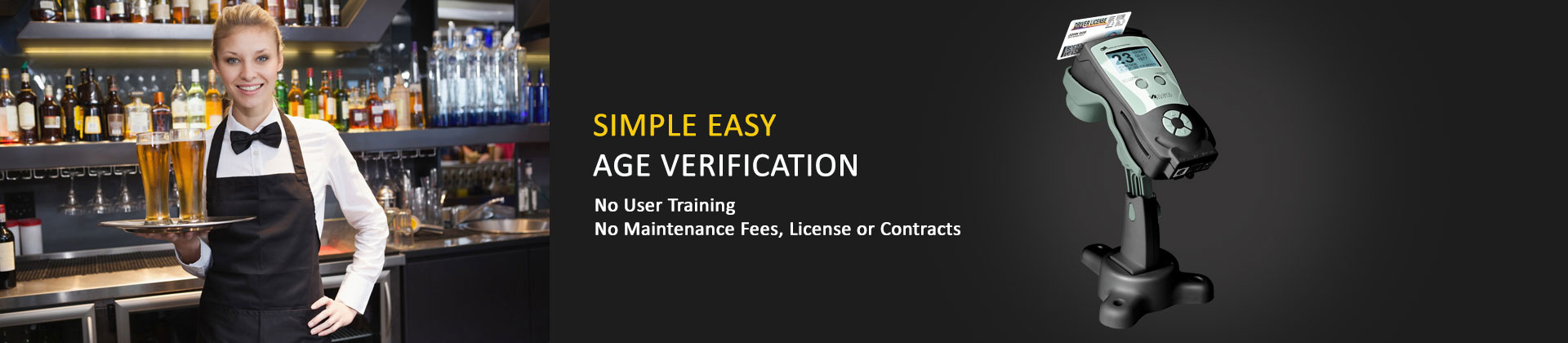 Drivers License Identification Verification Scanners, Age Verification ...